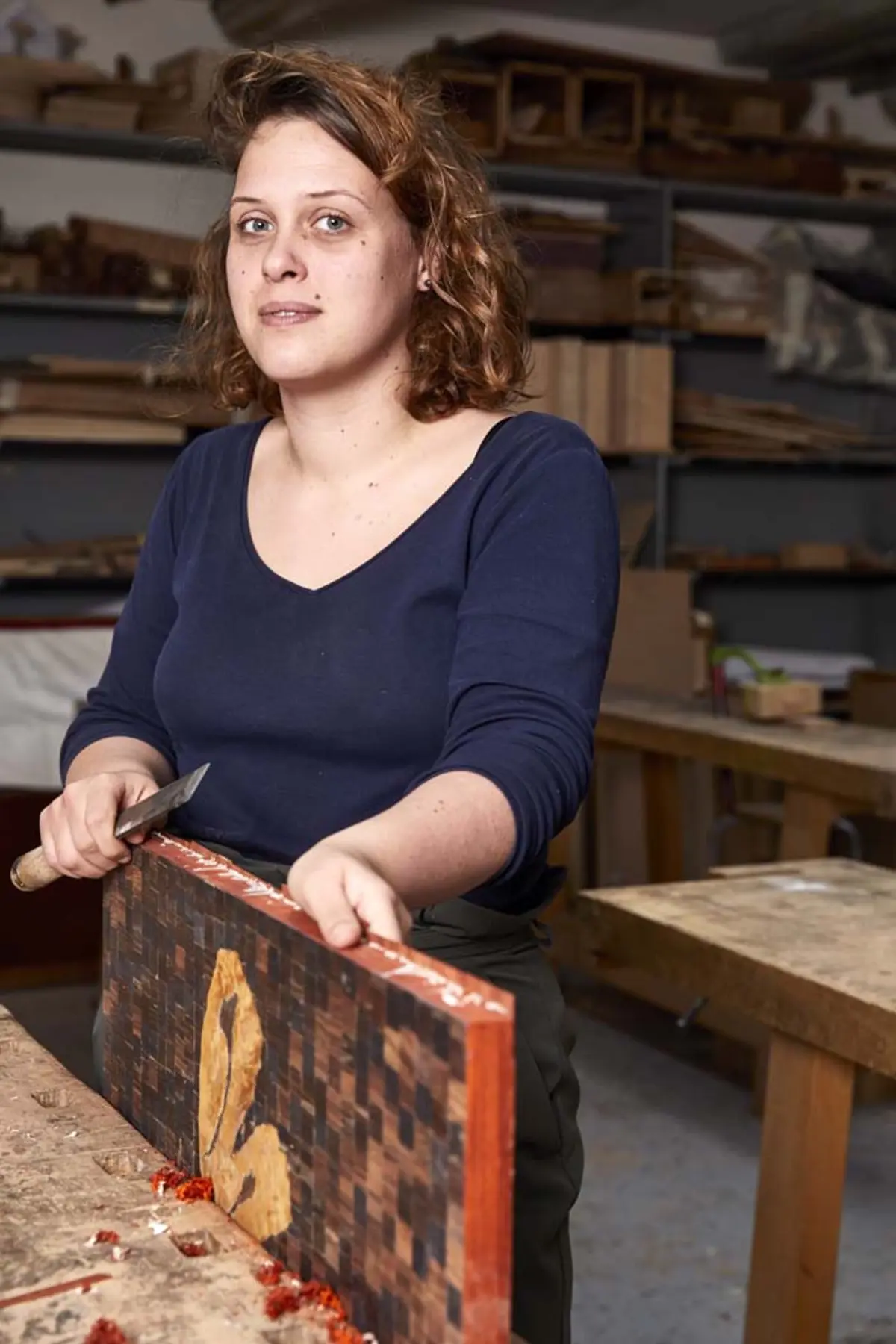 Alice, 24 ans, apprentie en marqueterie - Onisep